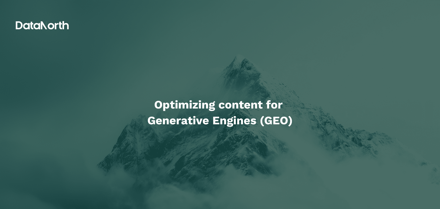 Optimizing For Generative Engine Optimization Datanorth Ai
